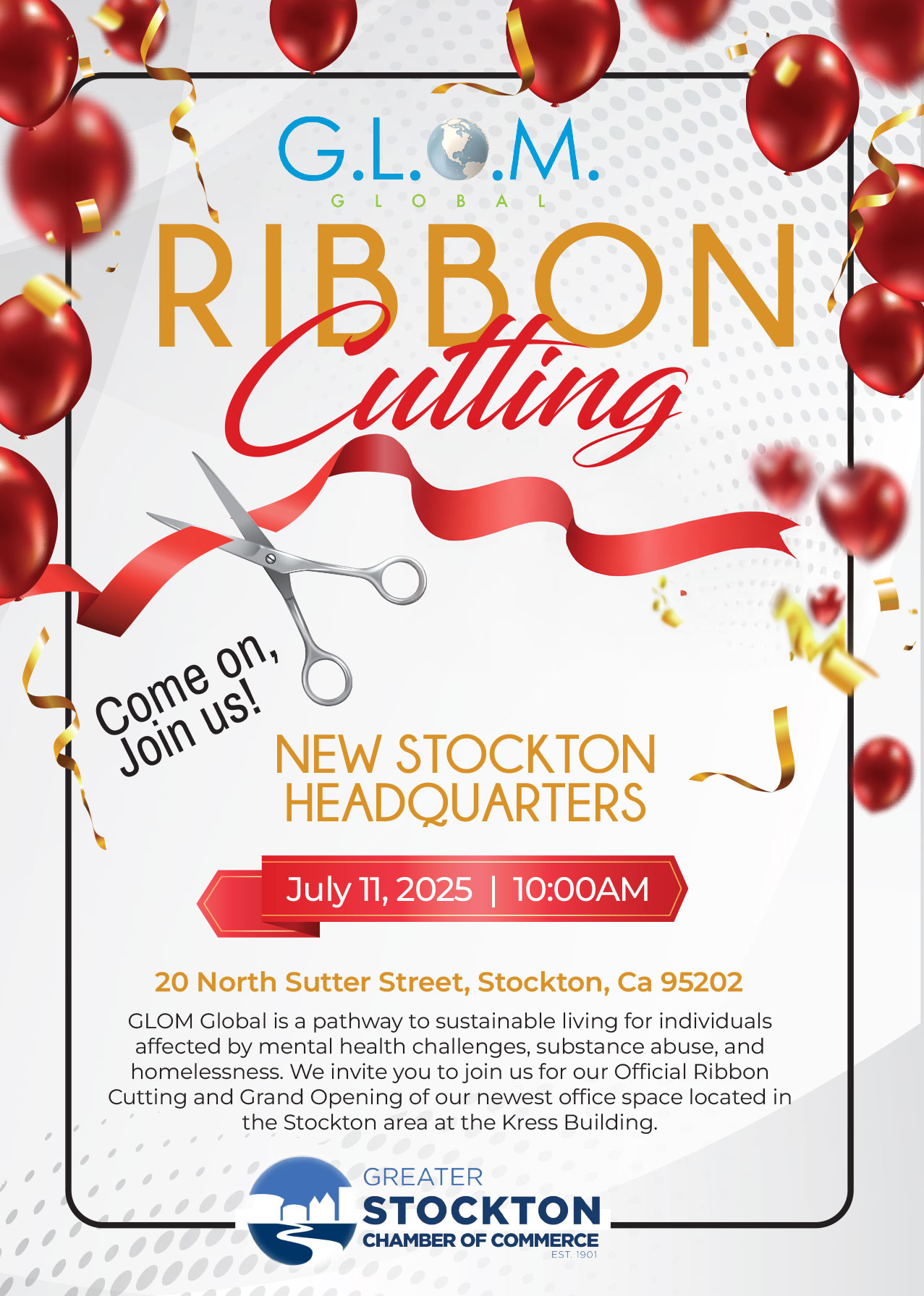 Ribbon Cutting Ceremony - GLOM Global